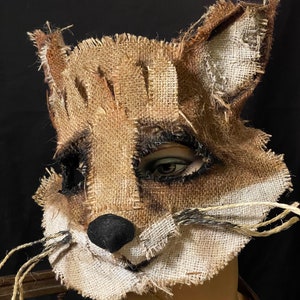 Fox Mask - Burlap Adult Halloween Costumes for Masquerades & Photo ...