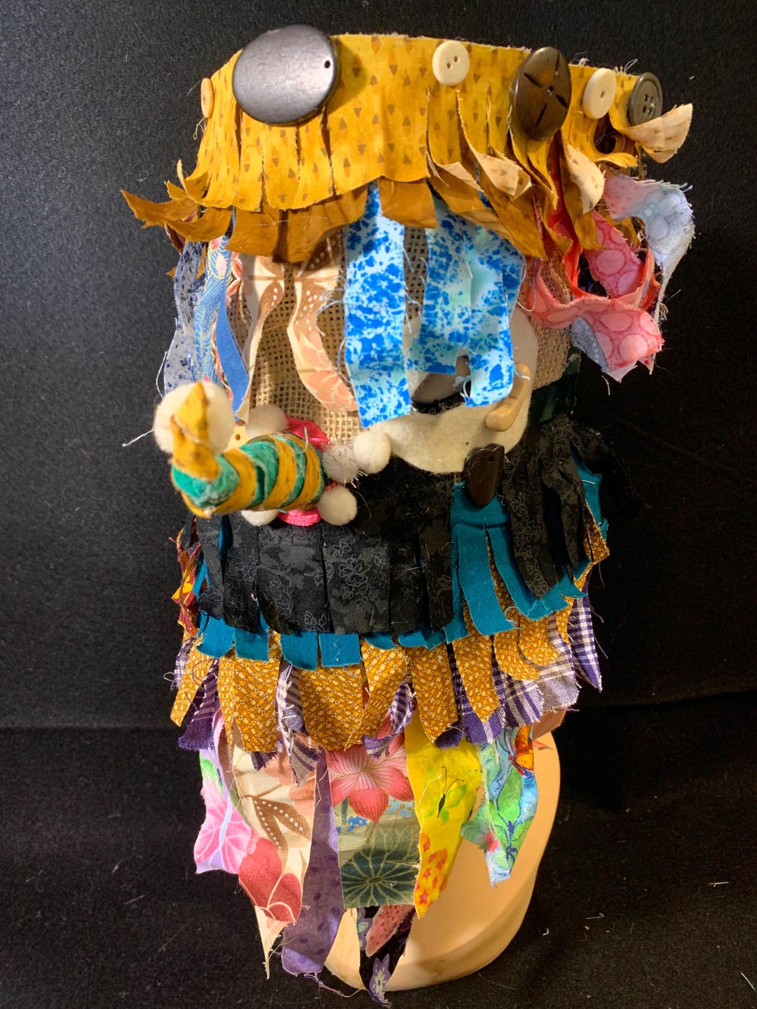 Cajun Mardi Gras Mask: Carnival Costume, Parade, Chicken Chase Prop - Etsy