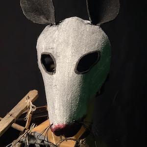 Creepy Cute Possum Mask - Adult Halloween, Masquerade, Cosplay Costume ...