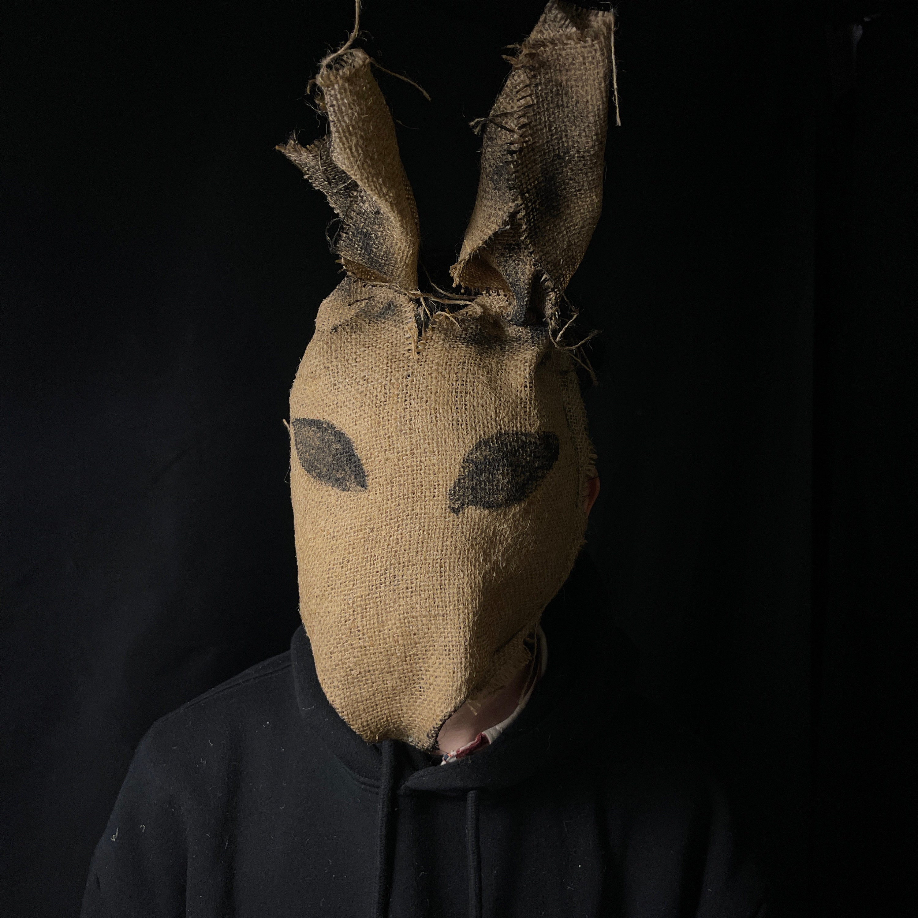 Creepy Rabbit Masquerade Masks Burlap Evil Easter Bunny Mask - Etsy