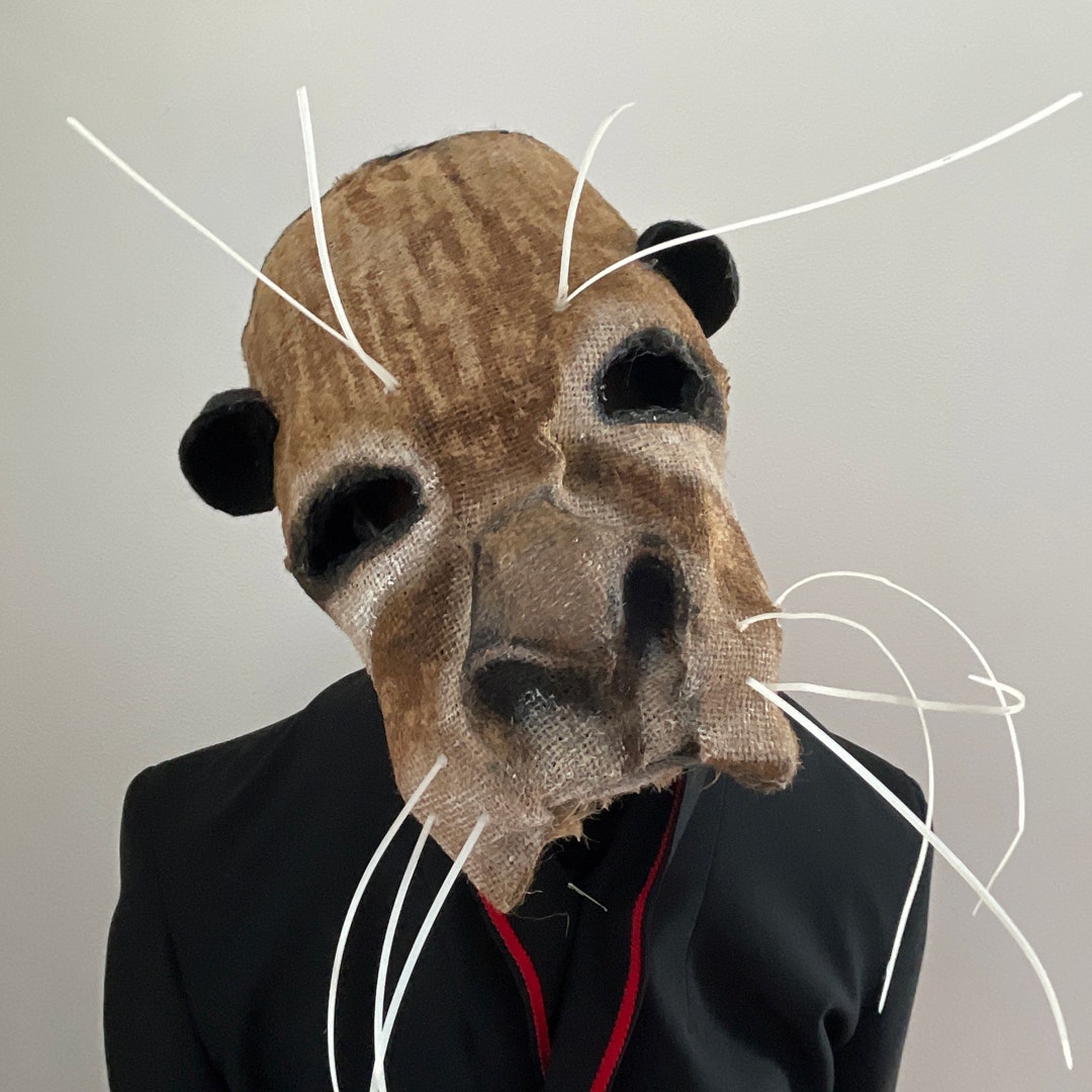River Otter Mask -sea Otter Mask - Animal Masquerade Mask - Adult ...