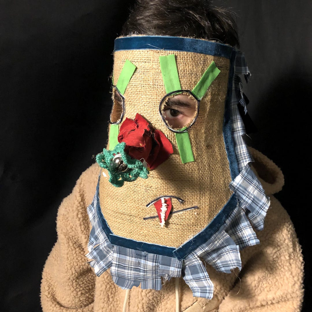 Cajun Mardi Gras Mask - Masquerade Carnival Costume - Chicken Chase ...