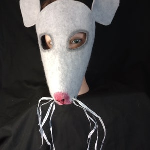 Creepy Cute Rat Mouse Mask Adult Halloween, Masquerade, Cosplay Costume ...