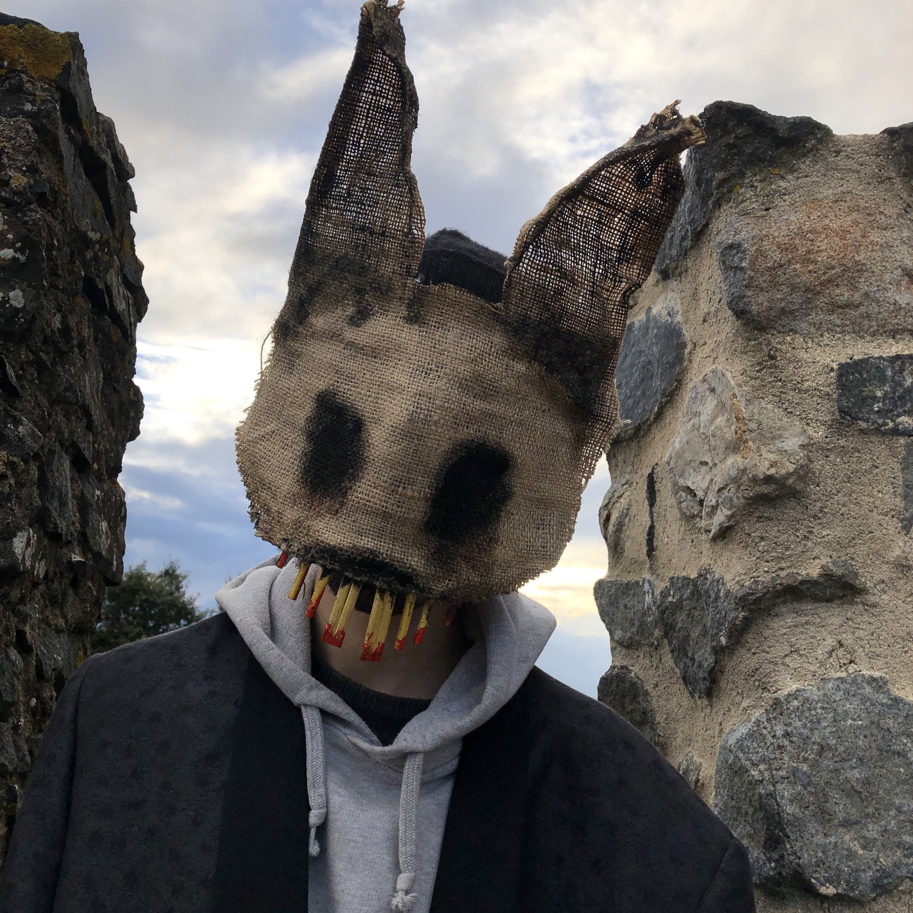 Scary Rabbit Mask Creepy Easter Bunny Mask Adult Halloween - Etsy UK