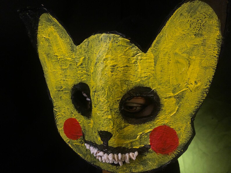 Creepy Scary Horror Mask Adult Halloween Creepypasta Costume | Etsy