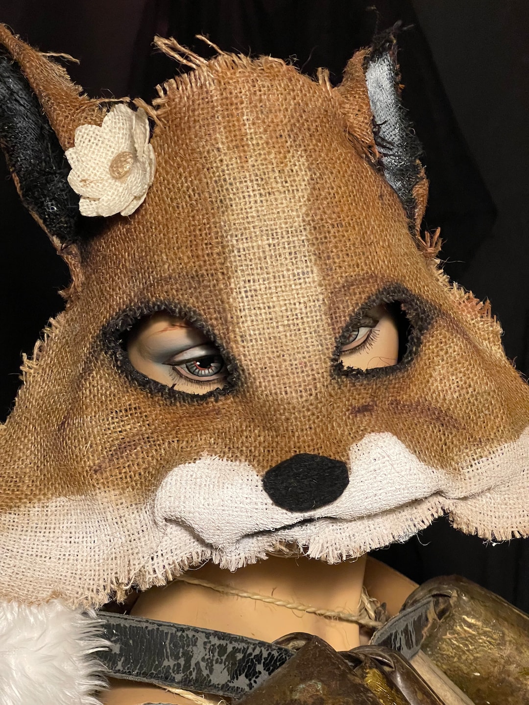 Fox Mask Adult Halloween Costumes for Masquerades & Photo Props Kids ...