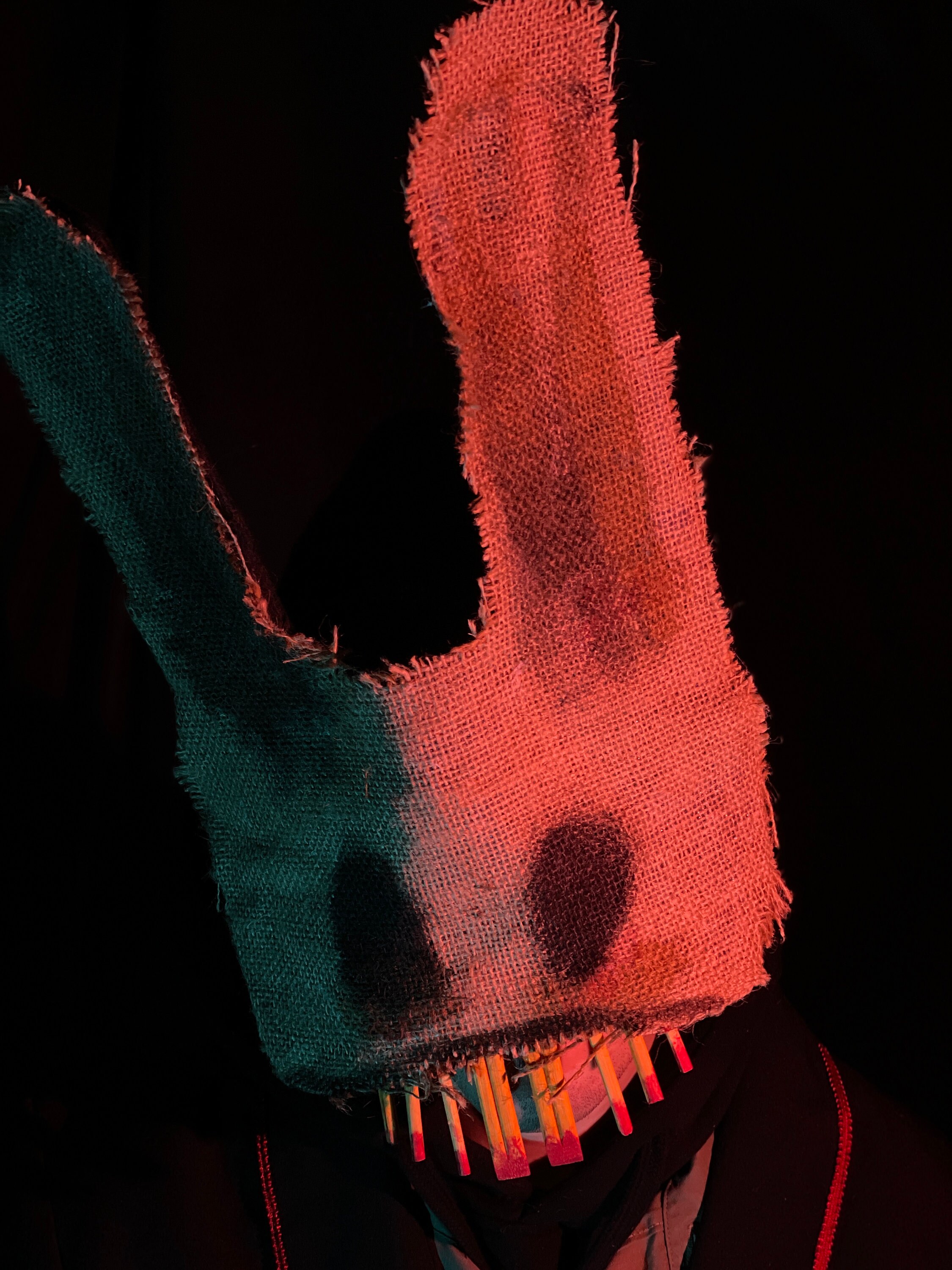 Scary Rabbit Mask Creepy Easter Bunny Mask Adult Halloween - Etsy UK