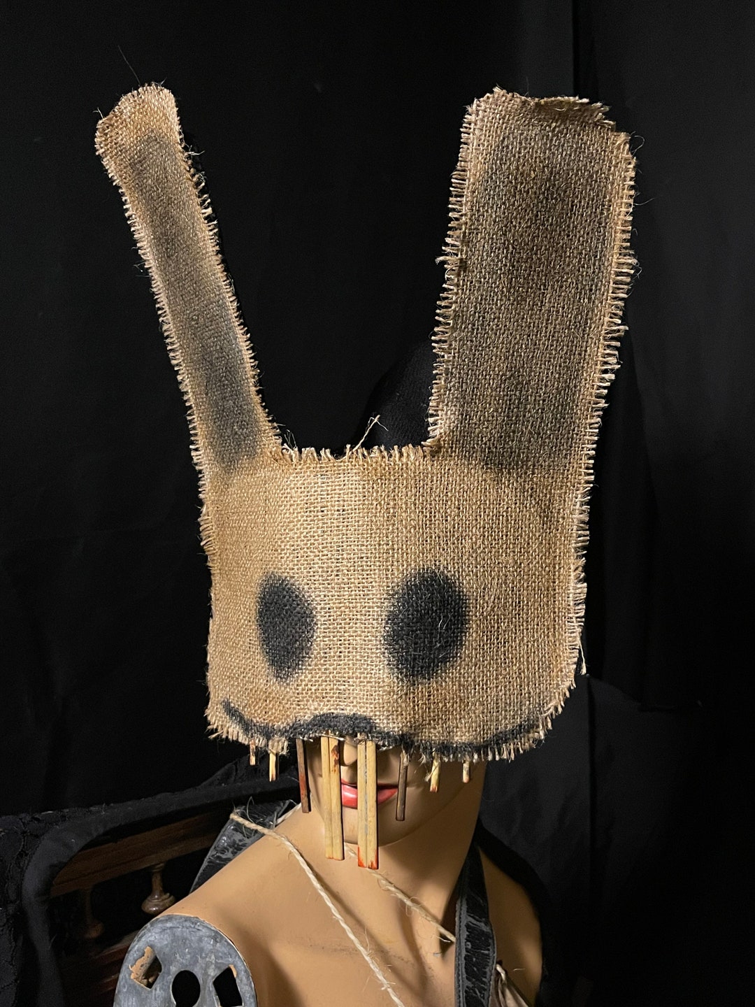 Scary Rabbit Mask, Creepy Easter Bunny Mask, Adult Halloween Costume ...