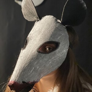 Creepy Cute Possum Mask - Adult Halloween, Masquerade, Cosplay Costume ...
