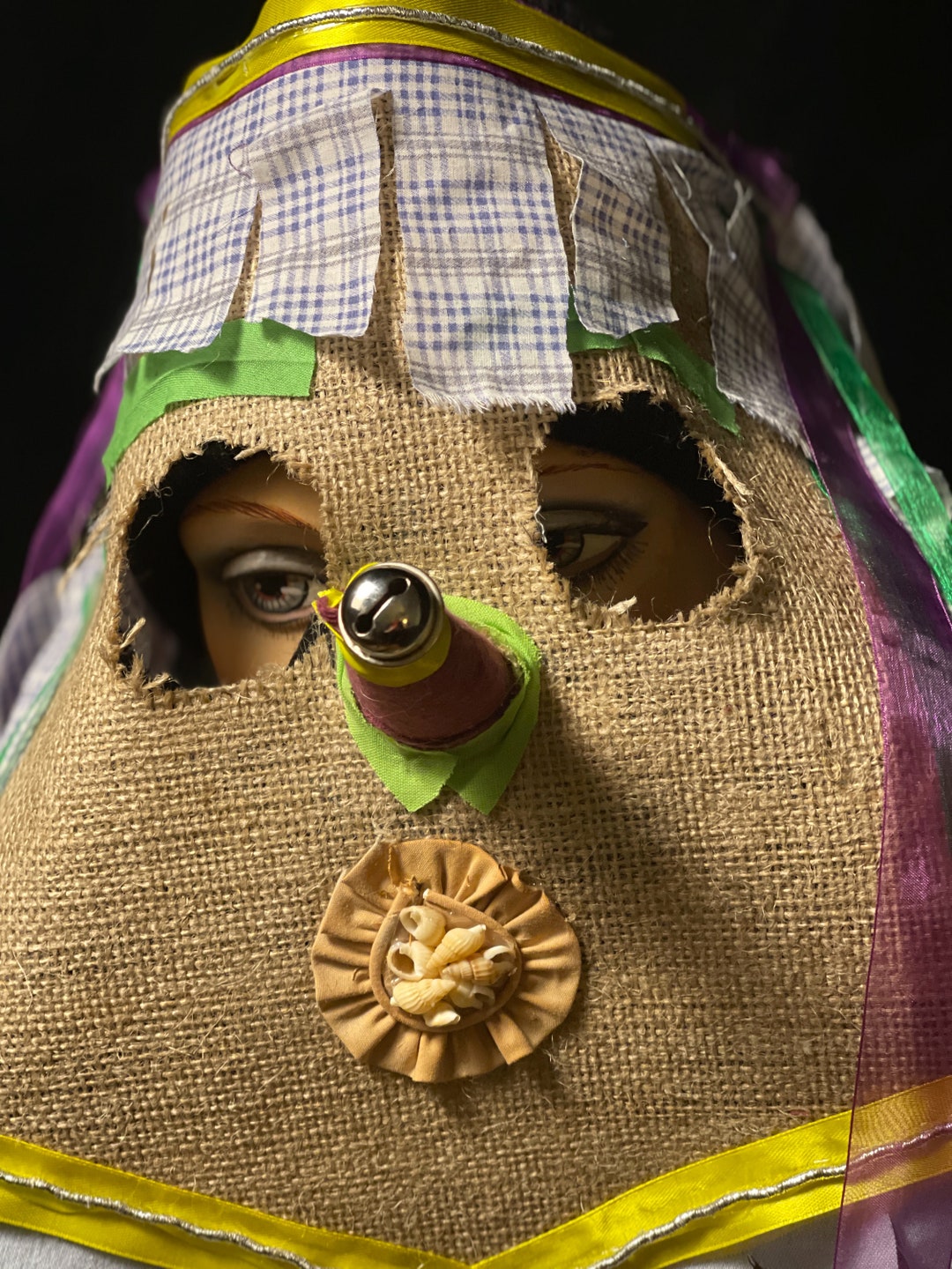 Cajun Mardi Gras Mask - Masquerade Carnival Costume - Chicken Chase ...