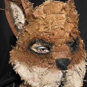 Fox Mask - Burlap Adult Halloween Costumes for Masquerades & Photo ...