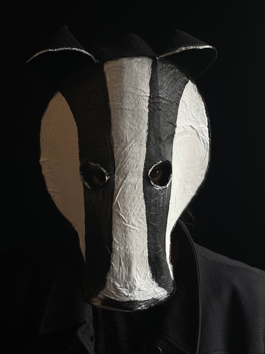 Badger Mask - Animal Masquerade Mask - Fantasy, Role Play, Cosplay ...