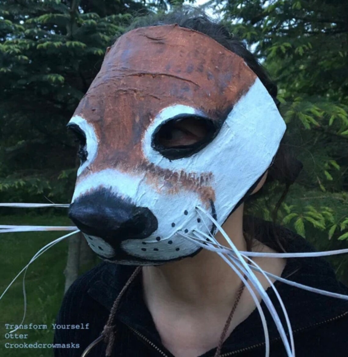 Otter Mask sea Otter Mask Animal Masquerade Mask Adult - Etsy