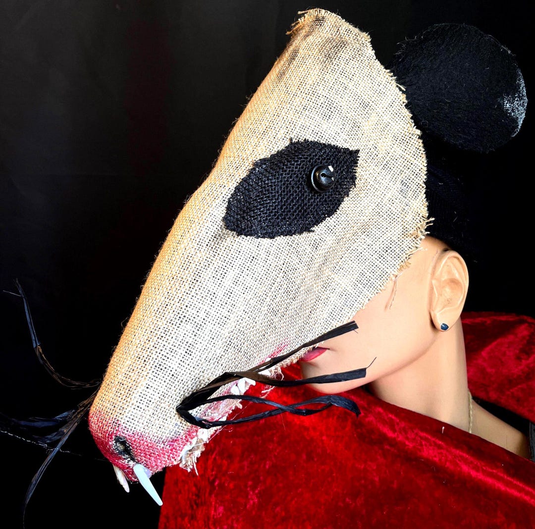 Opossum Possum Mask - Adult Halloween, Masquerade, Creepy Cute Cosplay ...