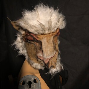 Sheep Mask Creepy Animal Mask Custom Costume Mask Party Animal Mask ...