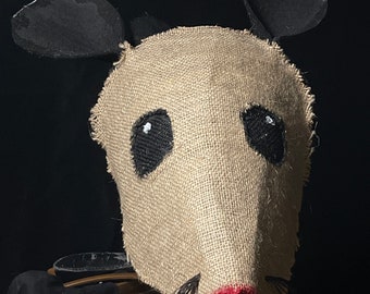 Creepy Cute Mouse Mask Adult Halloween, Masquerade, Rat Mouse Cosplay ...