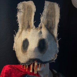 Scary Rabbit Mask, Creepy Easter Bunny Mask, Adult Halloween Costume ...