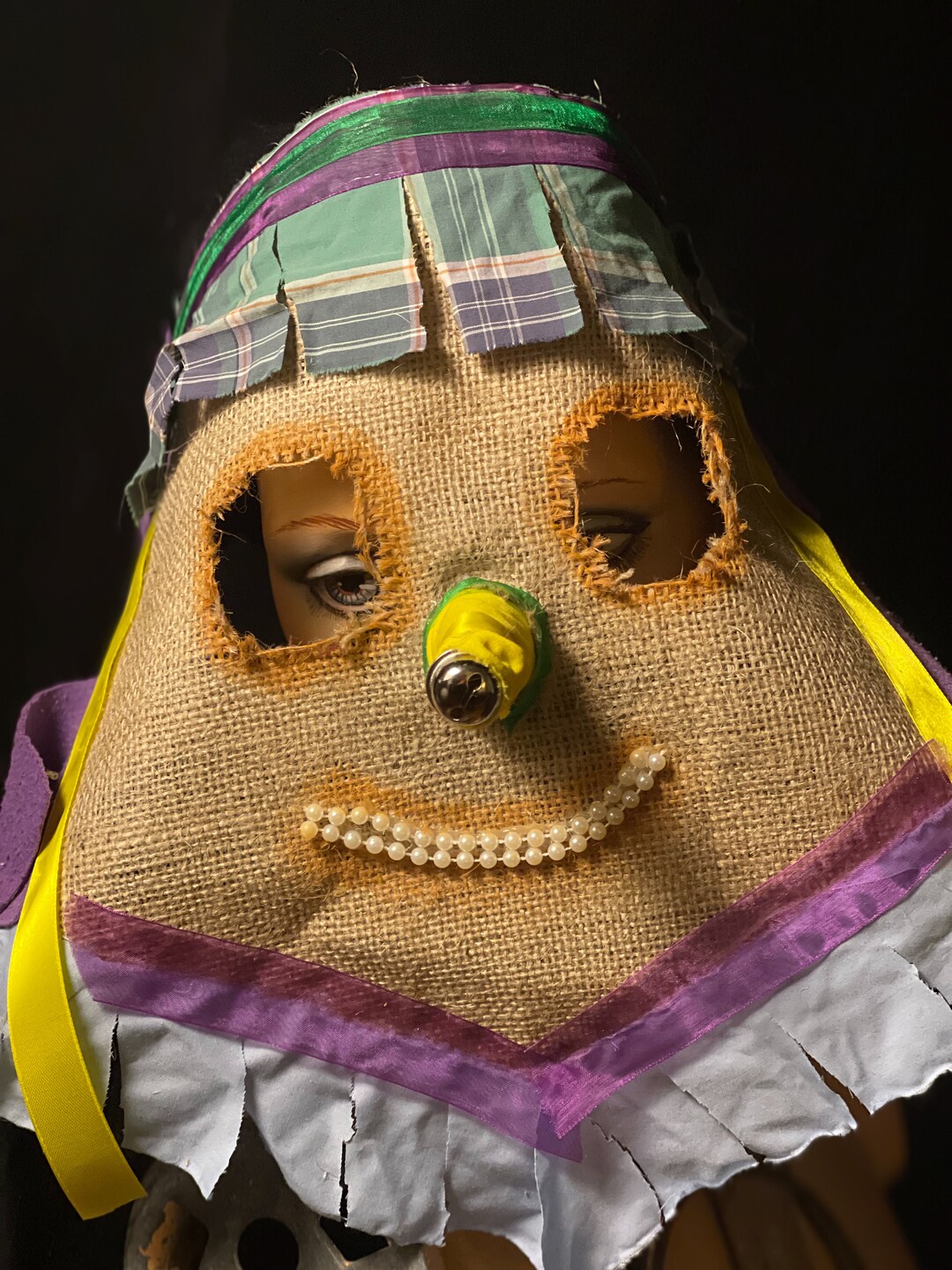 Cajun Mardi Gras Mask - Masquerade Carnival Costume - Chicken Chase ...