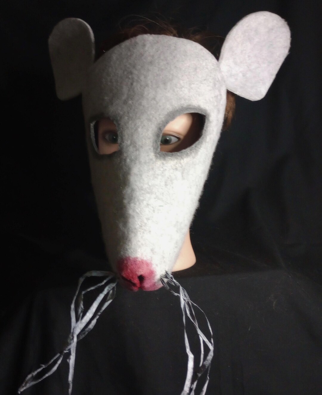 Rat Mouse Mask - Halloween, Masquerade, Creepy-cute Costume Props for ...