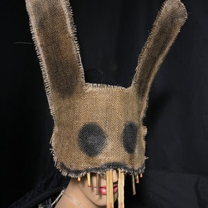 Scary Rabbit Mask, Creepy Easter Bunny Mask, Adult Halloween Costume ...