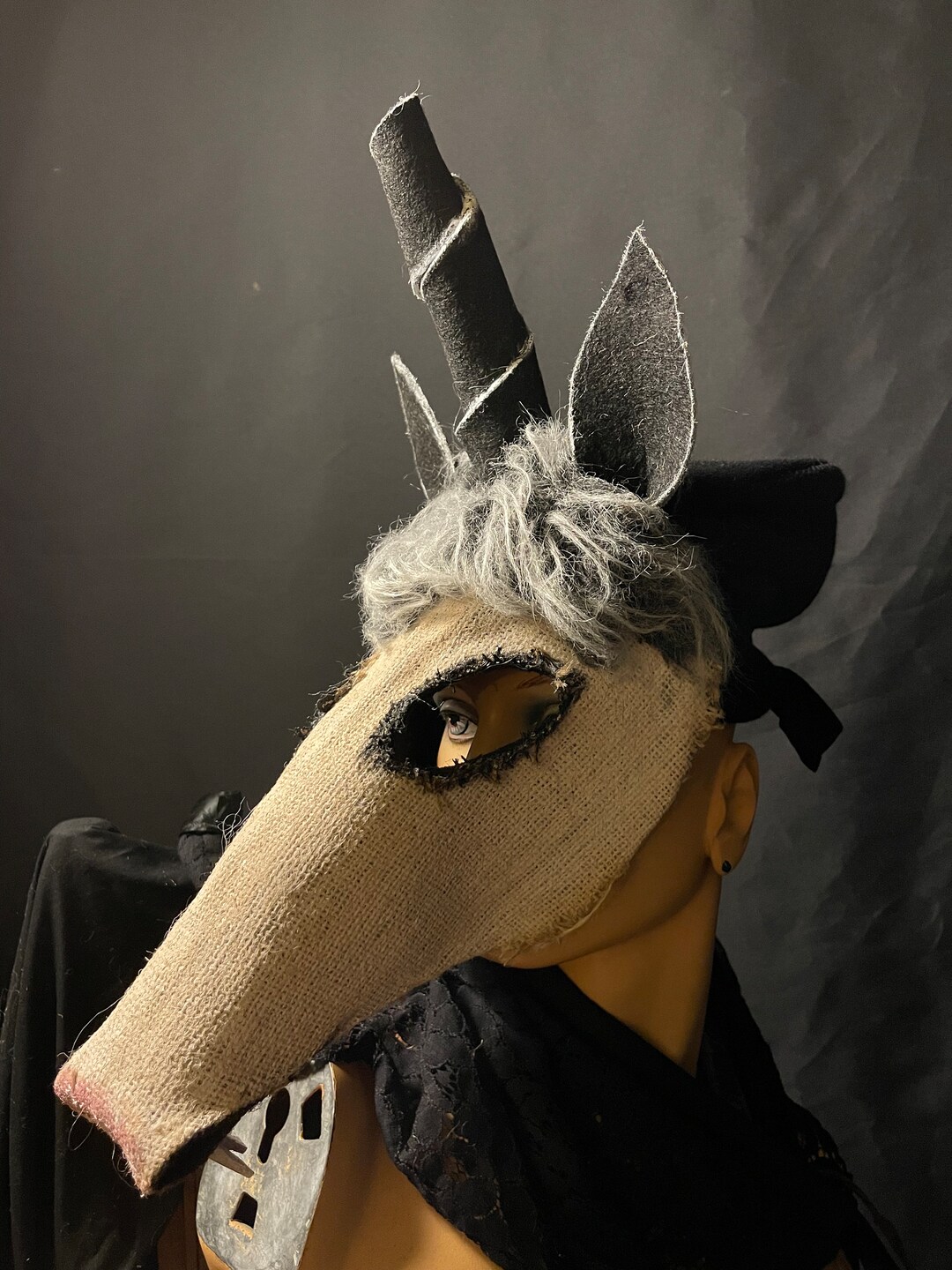 Scary Folk Horror Unicorn Masks for Halloween, Mardi Gras, Photo Shoots ...