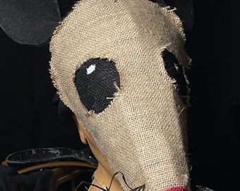 Creepy Cute Mouse Mask Adult Halloween, Masquerade, Rat Mouse Cosplay ...