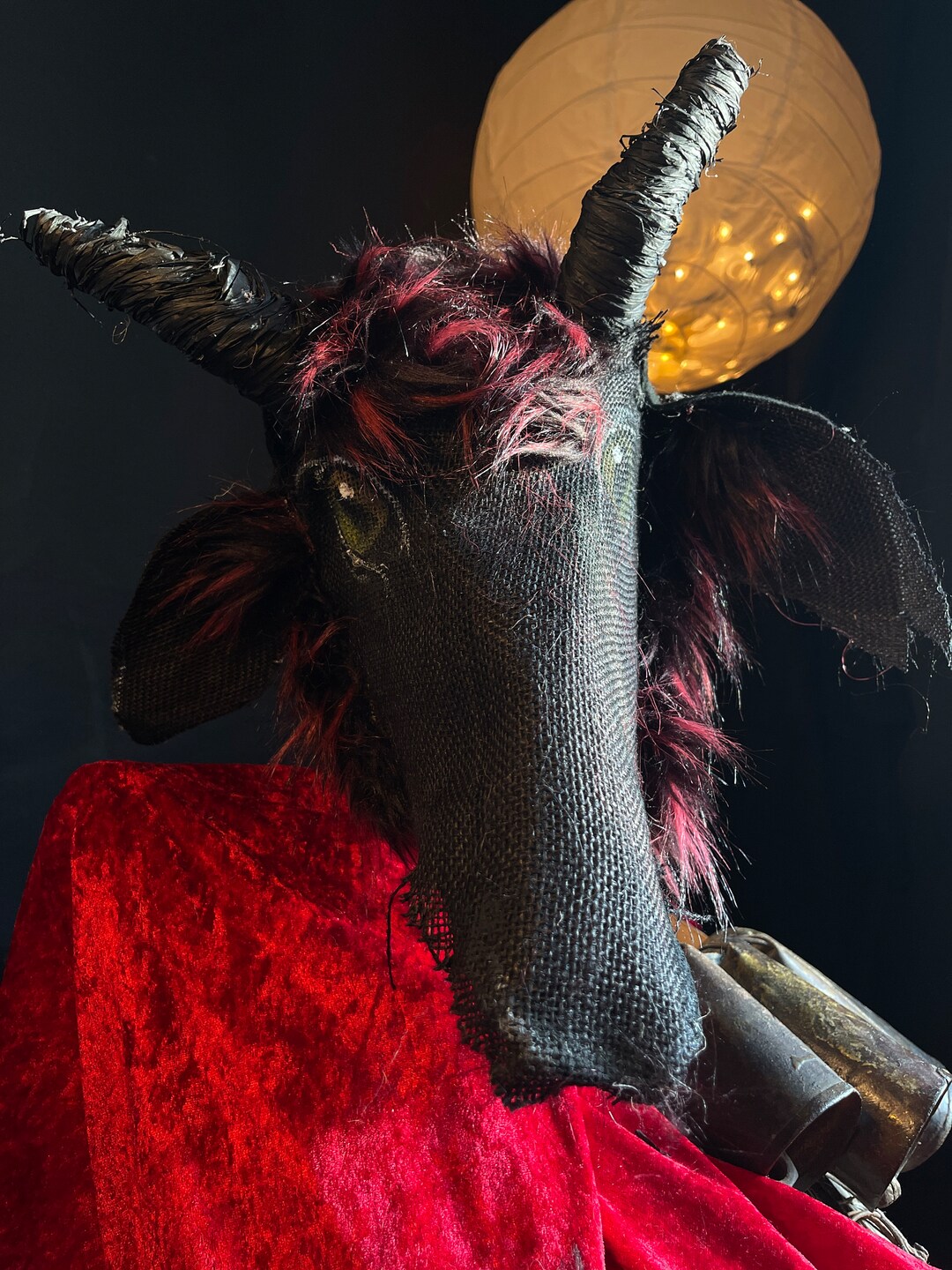 Goat Mask, Adult Halloween Costume Demon, Devil, Baphomet Art, Folk ...