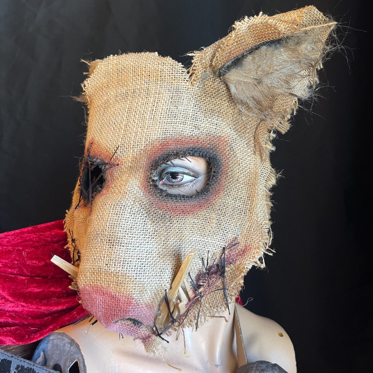 Hog Horror Pig Mask: Halloween Boar Costume Prop - Etsy
