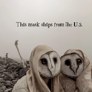 Cryptid Fantasy Animal Mask: Handmade Papier-mache Costume Movie Prop ...