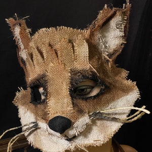 Fox Mask - Burlap Adult Halloween Costumes for Masquerades & Photo ...