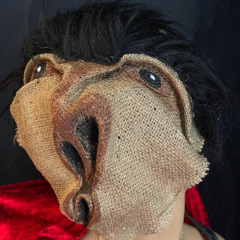 Burlap Sack Mask - Etsy
