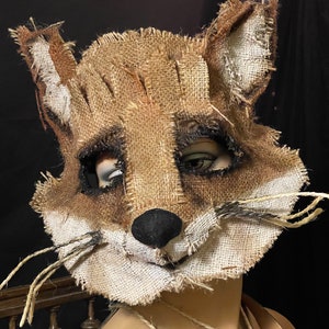 Fox Mask - Burlap Adult Halloween Costumes for Masquerades & Photo ...