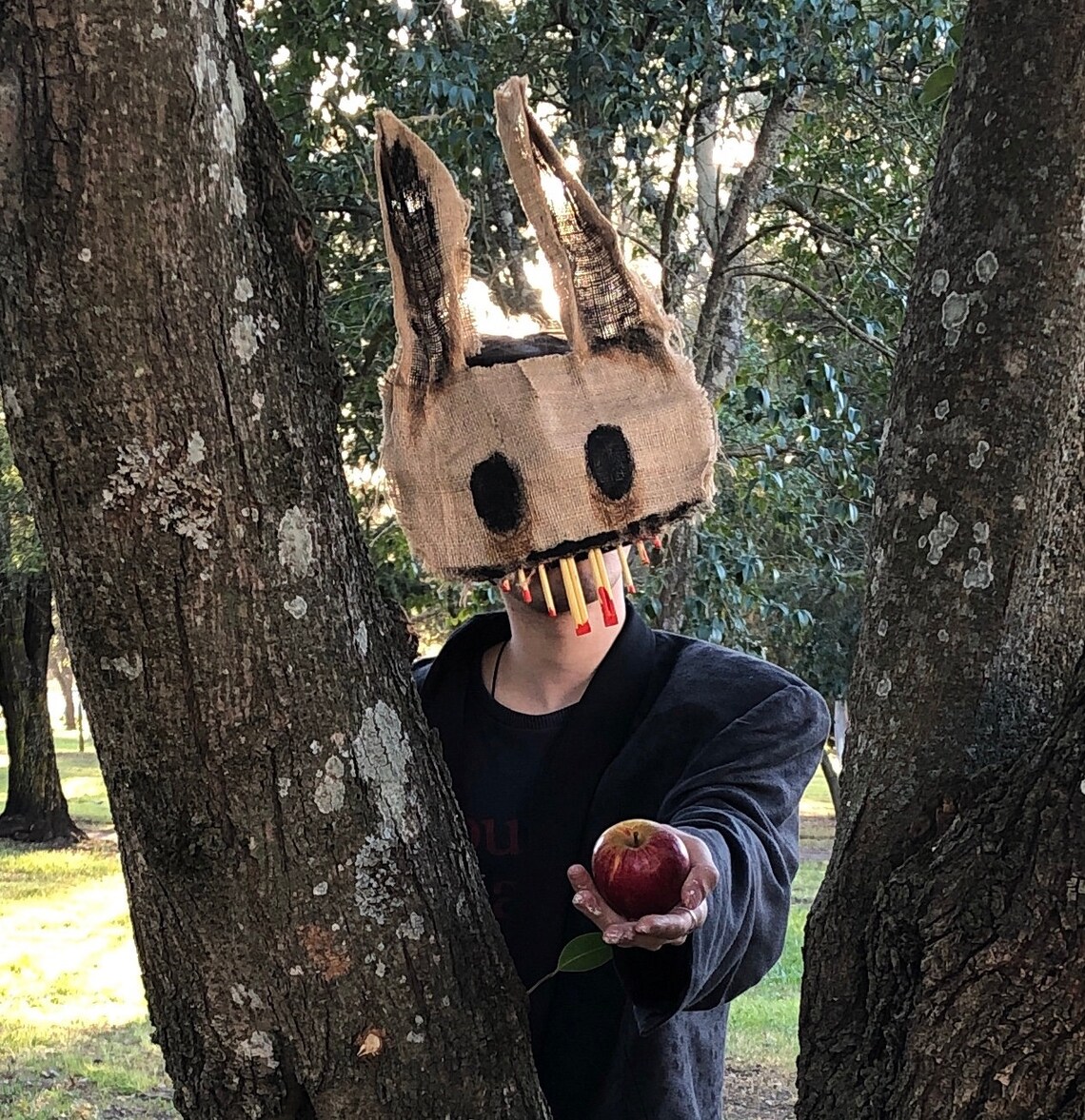 Scary Rabbit Mask Creepy Easter Bunny Mask Adult Halloween | Etsy UK