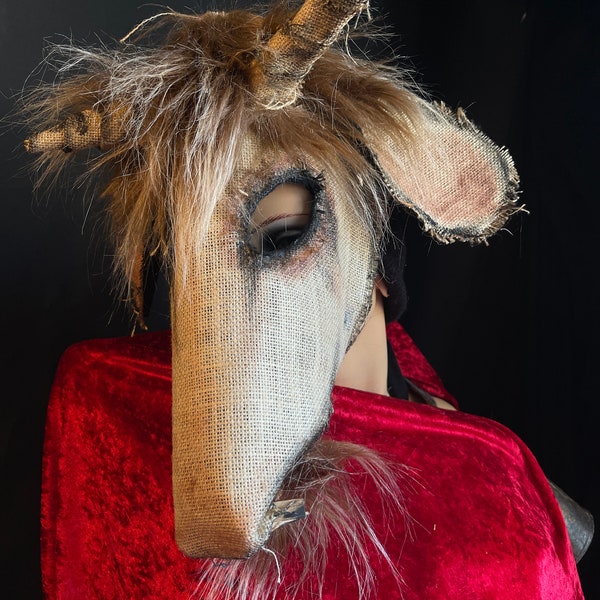 Goat Mask - Etsy