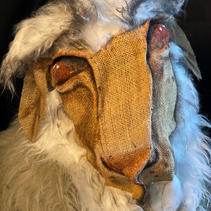 Sheep Mask Creepy Animal Mask Custom Costume Mask Party Animal Mask ...