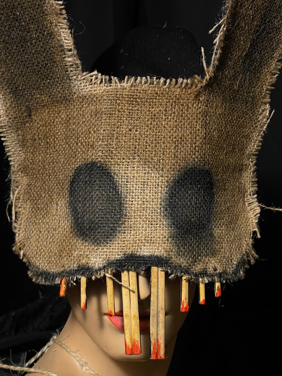 Scary Rabbit Mask, Creepy Easter Bunny Mask, Adult Halloween Costume ...