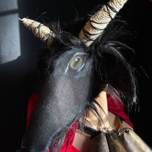 Goat Mask, Adult Halloween Costume Demon, Devil, Baphomet Art, Folk ...