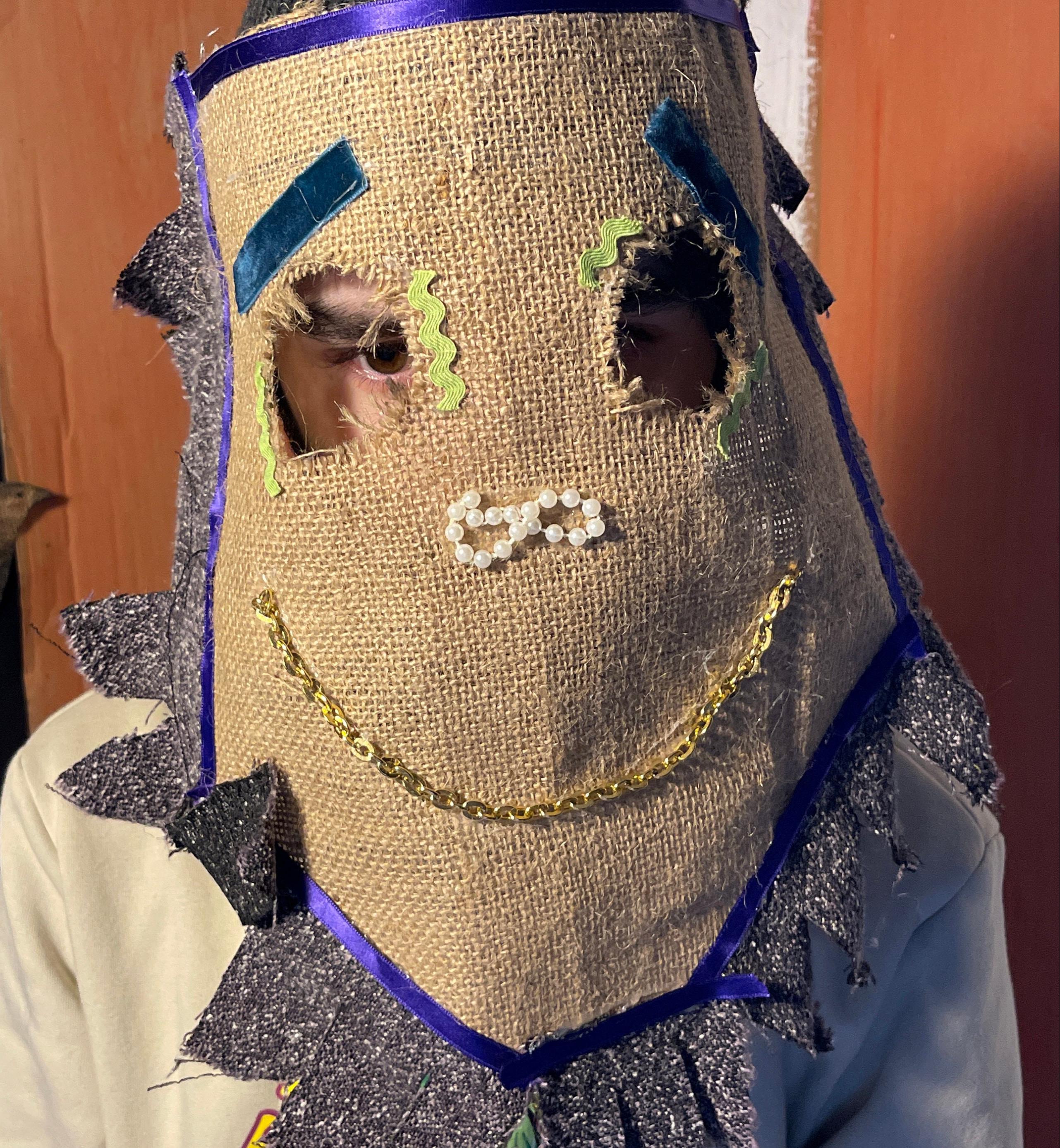 Cajun Mardi Gras Mask: Carnival Costume Parade, Float Riders Krewe Prop ...