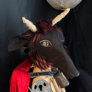 Goat Mask, Adult Halloween Costume Demon, Devil, Baphomet Art, Folk ...