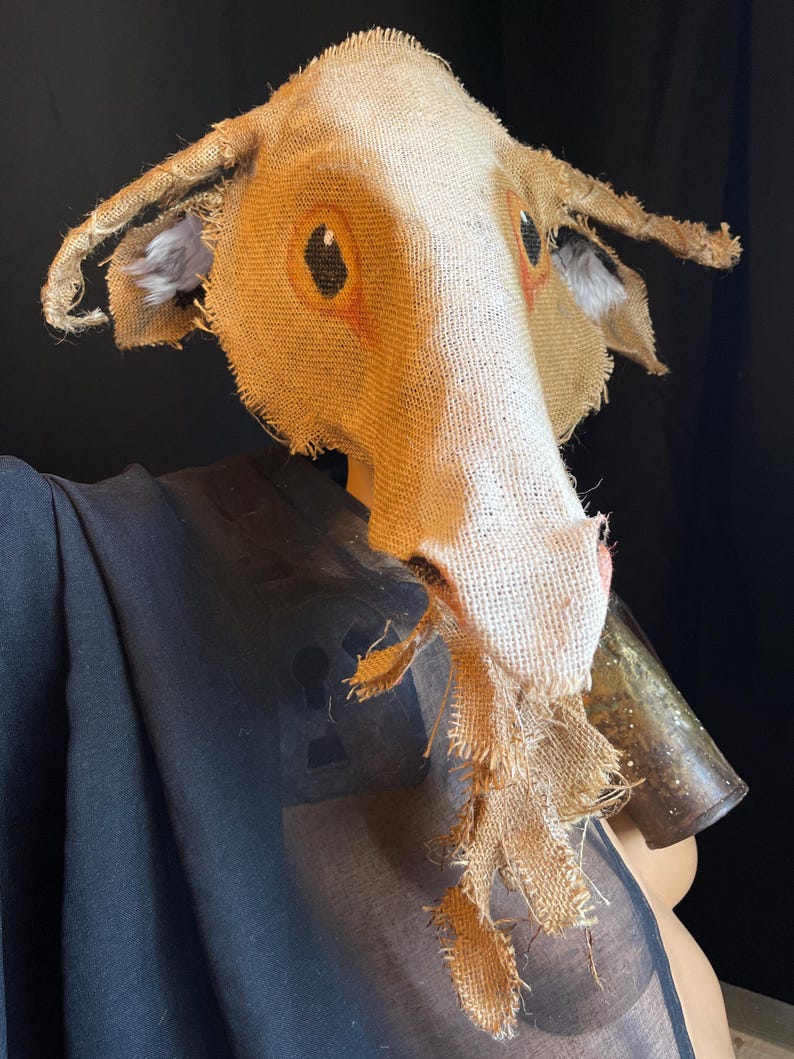 Goat Mask: Halloween Costume, Masquerade Movie and Photo Prop - Etsy ...