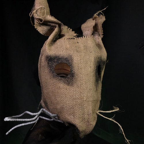 Scary Rabbit Mask Creepy Easter Bunny Mask Adult Halloween - Etsy