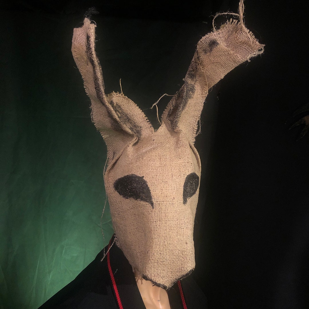 Creepy Rabbit Masquerade Masks, Burlap Evil Easter Bunny Mask for ...