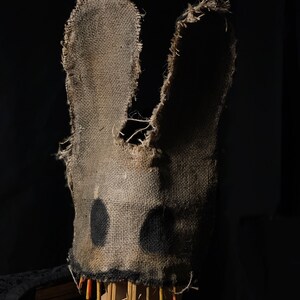 Scary Rabbit Mask, Creepy Easter Bunny Mask, Adult Halloween Costume ...