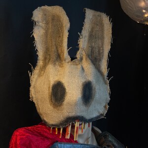 Scary Rabbit Mask, Creepy Easter Bunny Mask, Adult Halloween Costume ...