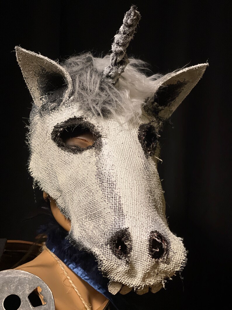 Creepy Unicorn Masks Mari Lwyd Mask Horse Skull Mask - Etsy