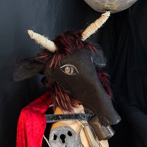 Goat Mask, Adult Halloween Costume Demon, Devil, Baphomet Art, Folk ...