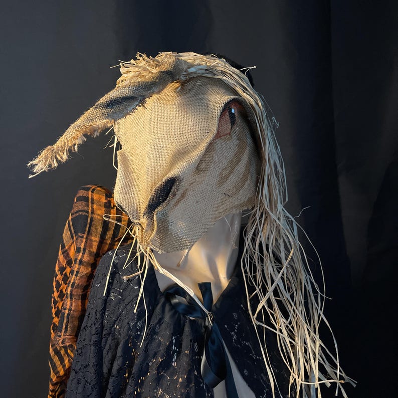 Monster Mask - Halloween Costume - Handmade Custom Props - Orc Unicorn ...