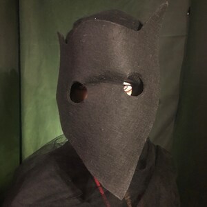 Raven Mask Base Goth Raven Creepy Crow Mask Halloween, Masquerade ...