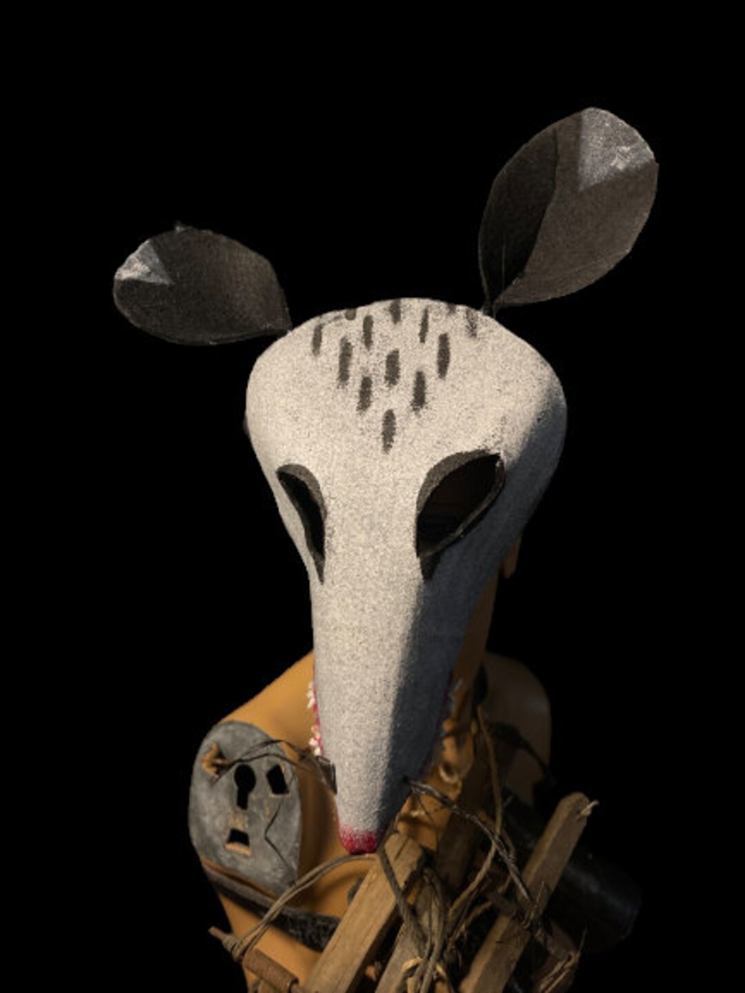 Creepy Cute Felt Opossum Possum Mask Adult Halloween - Etsy