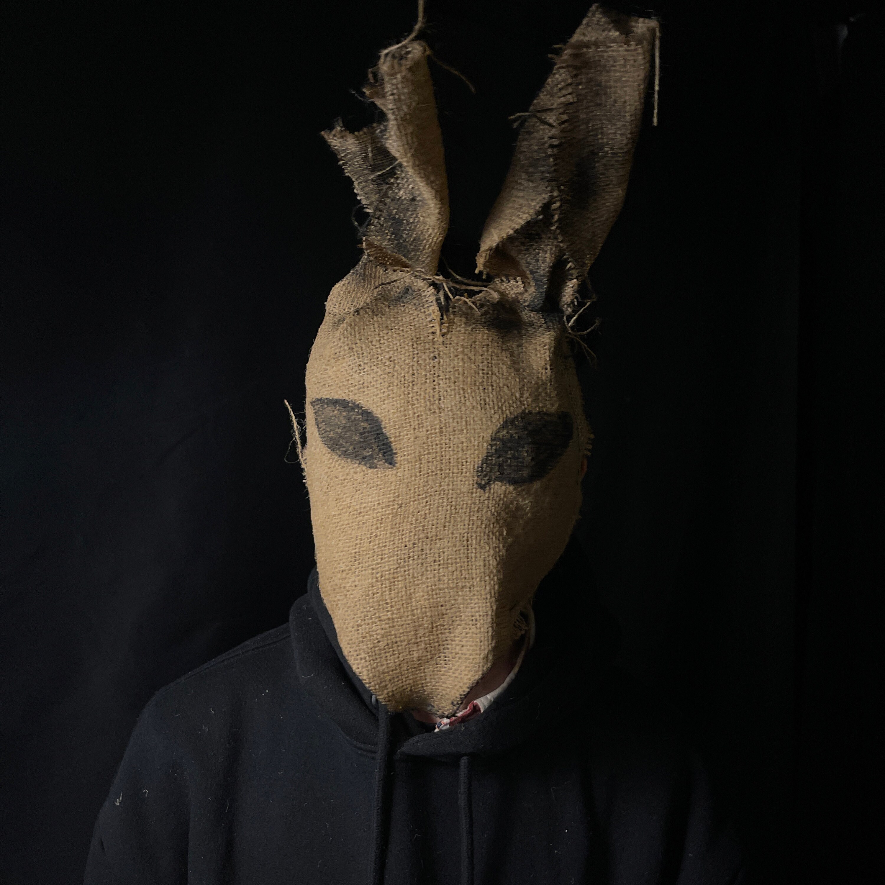 Creepy Rabbit Masquerade Masks Burlap Evil Easter Bunny Mask - Etsy